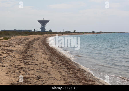 Molochnoe, Saksky district, Republic of Crimea, Russia - July 20, 2017 ...