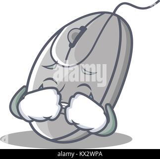 Mouse with sad face illustration Stock Vector Art & Illustration ...