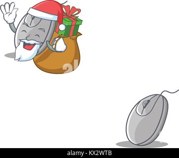 Santa mouse mascot cartoon style Stock Vector Image & Art - Alamy
