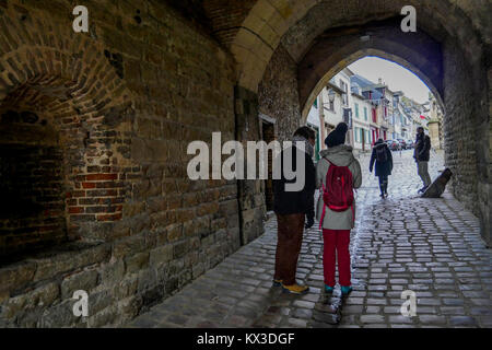 General views of Saint-Valery sur Somme, Seine-Maritime, Normandy ...