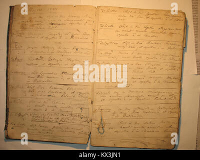 A death register from 1788-1806 documenting deaths at the Šeduva Roman ...