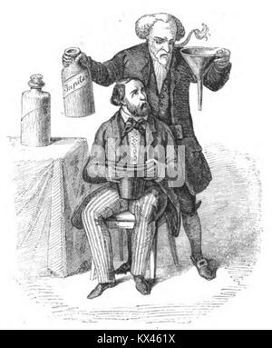 'Der Nürnberger Trichter' is an educational image illustrating a ...