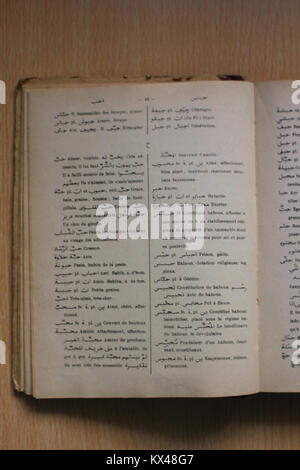 Page from Alfred Nicolas’ 1938 Arabic-French dictionary showing ...