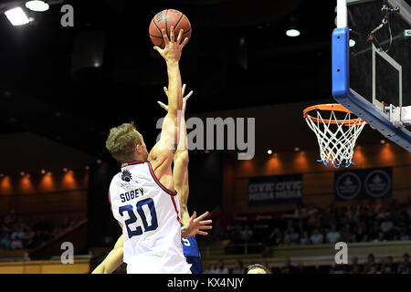 Nathan Sobey of the 36ers during the Round 13 NBL match between the ...
