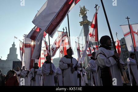 Alilo, Christmas procession, Tbilisi, Georgia Stock Photo - Alamy