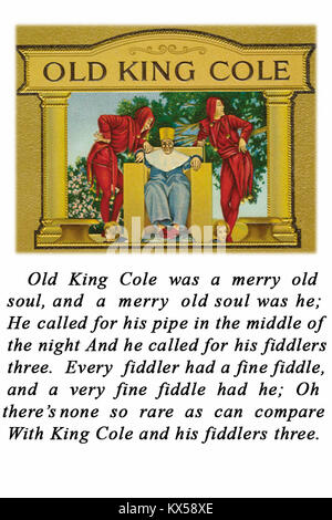 Old King Cole, nursery rhyme illustration (1877) by Walter Crane ...