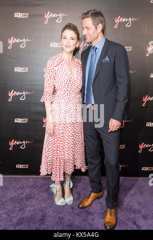 Peter Hermann and Sutton Foster attend 5th Annual Vulture Festival 2018 ...