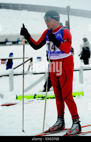Mr. Brent Parcell representing Heber City, Utah, waits to start the ...