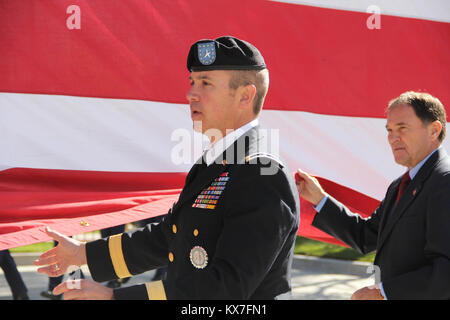 Photos by: Capt. Ryan Sutherland Fort Douglas, Utah - Brig. Gen. Dallen ...