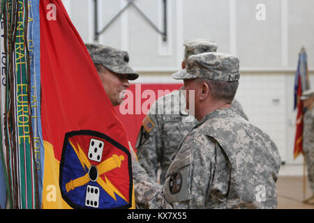 Col. Todd Thursby assumed command of the 65th Field Artillery Brigade ...