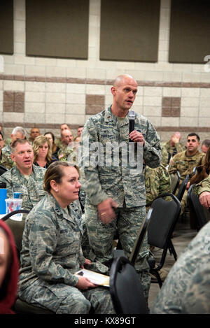 Senior leaders with the Utah National Guard visit with approximately 45 ...