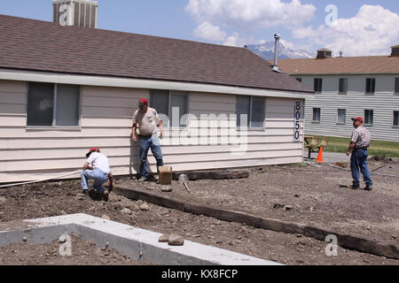 US military base housing construction Stock Photo - Alamy