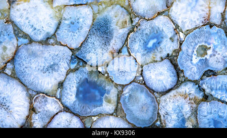 Natural Blue Crystals for Interior Wall Decoration Stock Photo - Alamy