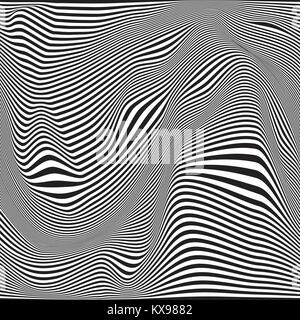 Seamless ripple pattern. Repeating vector texture. Wavy graphic ...