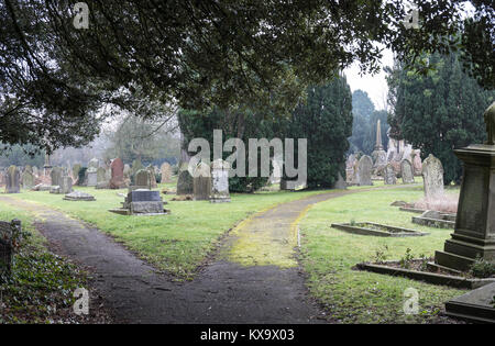 Old graves in Trowbridge General Cemetery, Trowbridge, Wiltshire ...