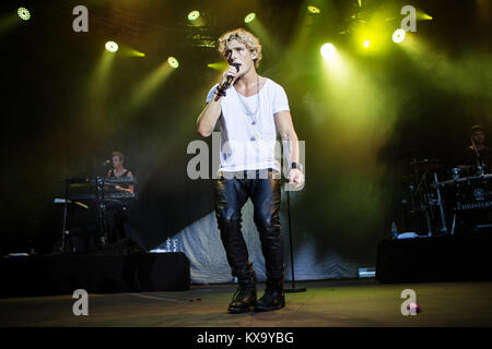 The Danish pop singer, songwriter and teenage idol Christopher Lund ...