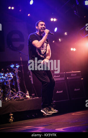 Elliot Gleave, better known as Example, performs at the LG Arena ...