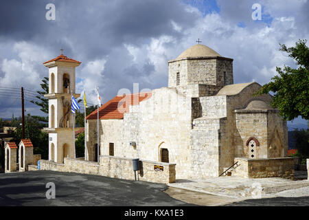 LYSOS, CYPRUS - CIRCA OCTOBER 2017 Church in Melandra abandoned turkish ...
