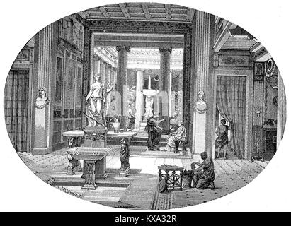 Ancient Roman Atrium Stock Photo - Alamy