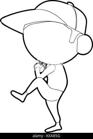 Throwing player icon, outline style Stock Vector Image & Art - Alamy