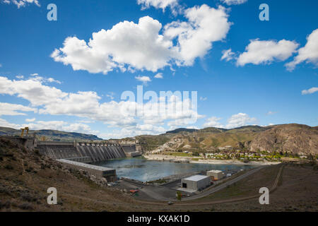 Turbines inside Grand Coulee Dam, Electric City, Washington, USA Stock ...