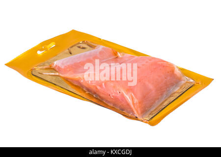 Salmon fillet in plastic packaging Stock Photo: 24719050 - Alamy