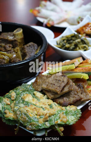 A photograph of a traditional Korean restaurant in Gyeongju, South ...