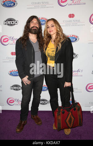 Drea de Matteo and Michael Devin attend the 2017 Rhonda's Kiss Benefit ...