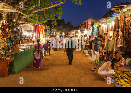 GOA, INDIA - FEBRUARY 22: Goa Night Market on February 22, 2014, Goa ...