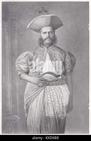 Sri Lanka: A Kandyan chief in full ceremonial attire. Photograph by ...