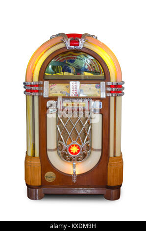 Old Jukebox Music Player Stock Photo - Alamy