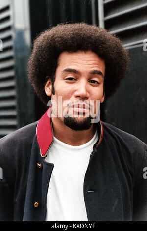 American singer-songwriter Ben Harper backstage at the Glastonbury ...