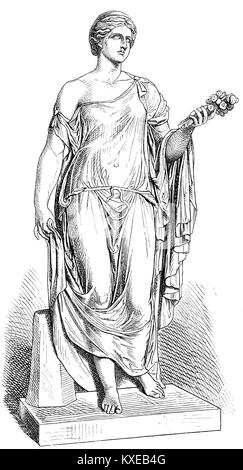 The Farnese Flora. Flora was the Roman goddess of flowers and spring ...