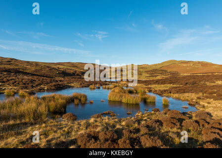 Frozen Tarn near Gurnal Dubs Staveley Stock Photo - Alamy