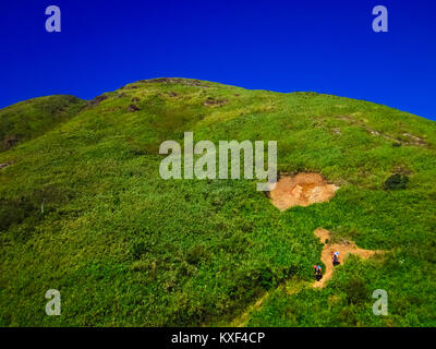 The summit beautiful landscape of Fan Si Pan or Phan Xi Pang mountain ...