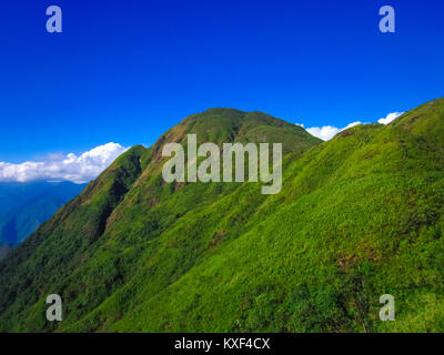 The summit beautiful landscape of Fan Si Pan or Phan Xi Pang mountain ...