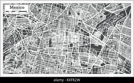 Urban vector city map of Mexico City, Mexico Stock Vector Image & Art ...