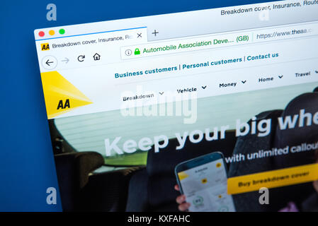 The official British AA breakdown cover badge and the RAC official ...