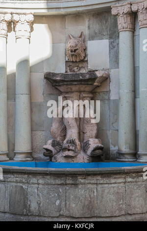 Wolf and Fish fountain in Guanajuato, Mexico Stock Photo - Alamy