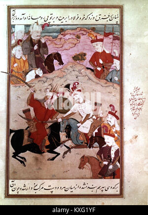 Ismail I at the Battle of Chaldiran (1514 Stock Photo - Alamy