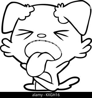 cartoon dog throwing tantrum Stock Vector Image & Art - Alamy