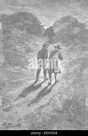 'The Vanished Diamond' by Léon Benett is a detailed illustration from a ...