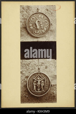 Agnus Dei the Christian symbol of the lamb of God above the main door ...