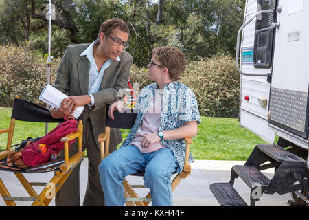 A TALE OF TWO COREYS, (from left): Elijah Marcano (as Corey Feldman ...