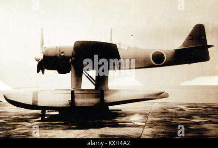 The Aichi E13A 'Jake,' a Japanese reconnaissance floatplane, captured ...