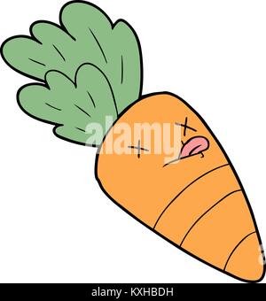 cartoon dead carrot Stock Vector Image & Art - Alamy