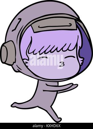 cartoon curious astronaut Stock Vector Image & Art - Alamy