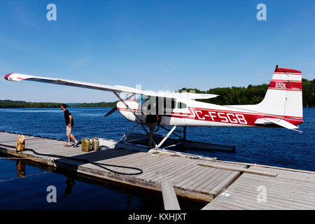 Hydroplane in Quebec province - Canada Stock Photo - Alamy