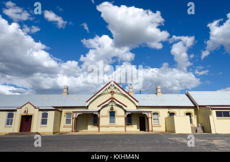 Railway station building at Cooma, New South Wales, Australia Stock ...