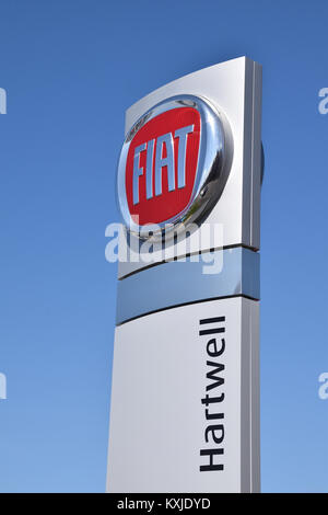 fiat car maker manufacturer italian Stock Photo - Alamy